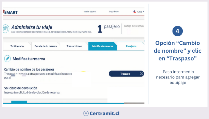 Cómo comprar equipaje extra en JetSMART - Chile